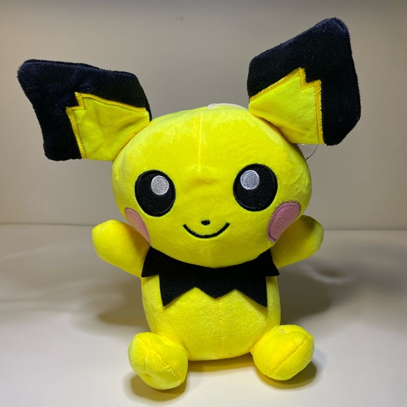Pokemon | Toys | Pokemon Pichu Plu Cute Stuffed Animal Toy | Poshmark